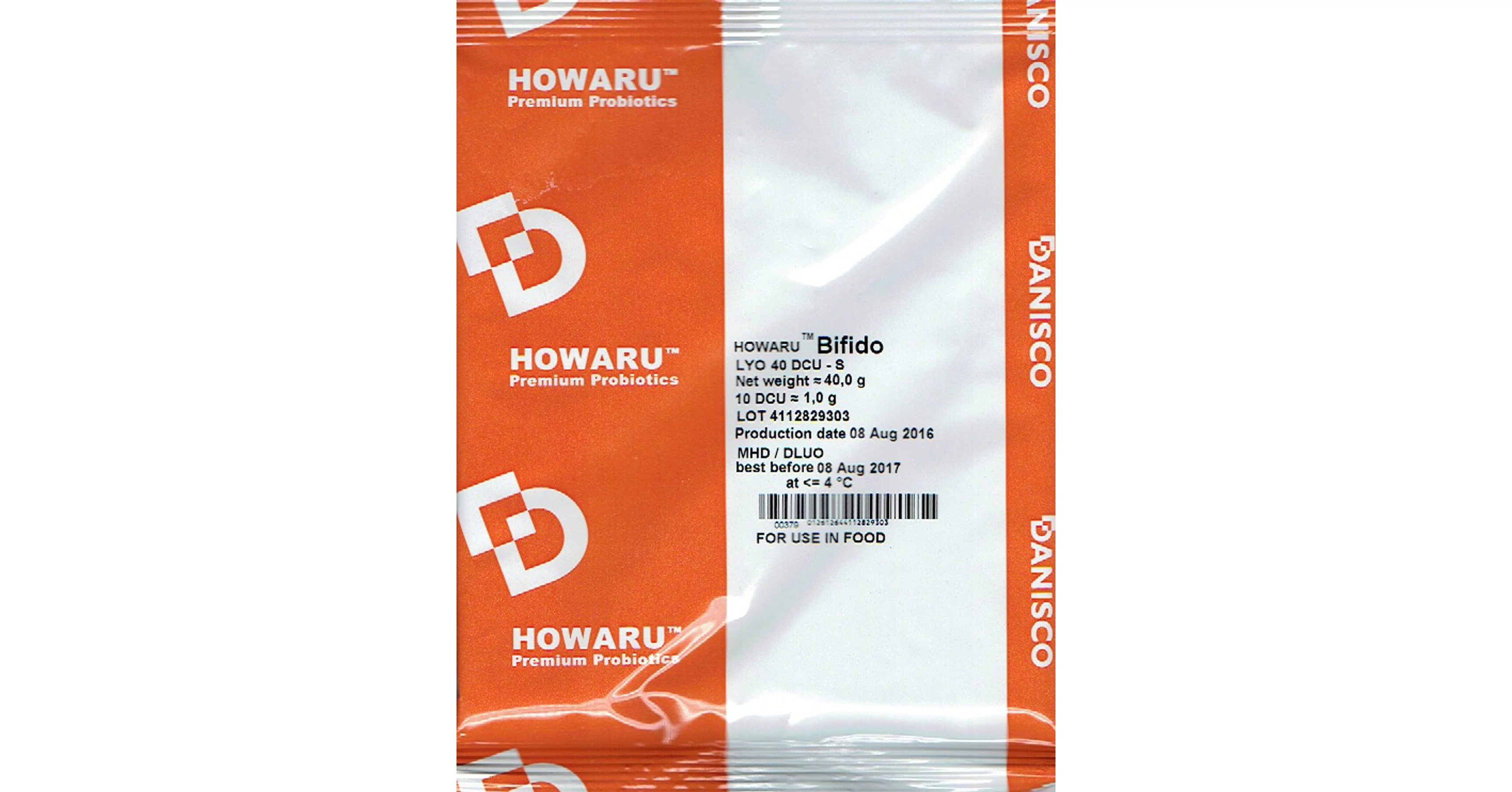 Danisco Howaru Bifido LYO - 40 DCU * 31.000 Ft