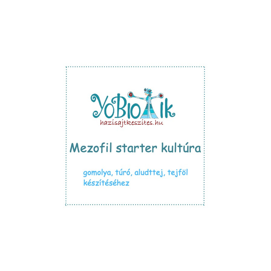 Mezofil starter kultúra - YoBiotik - 10 db * 1.600 Ft