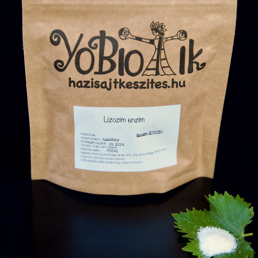 lizozim enzim por - 100 gramm / 5.000 literhez * 14.900 Ft